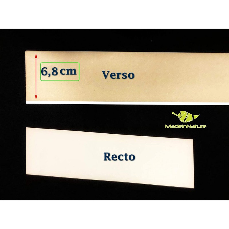 Plinthe bois revêtue en médium – Qualité supérieure – Fabriqué en France