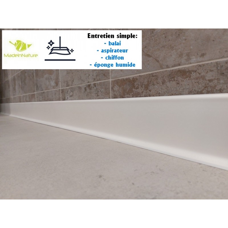 Plinthe souple adhésive PVC – Divers coloris et tailles – MadeInNature